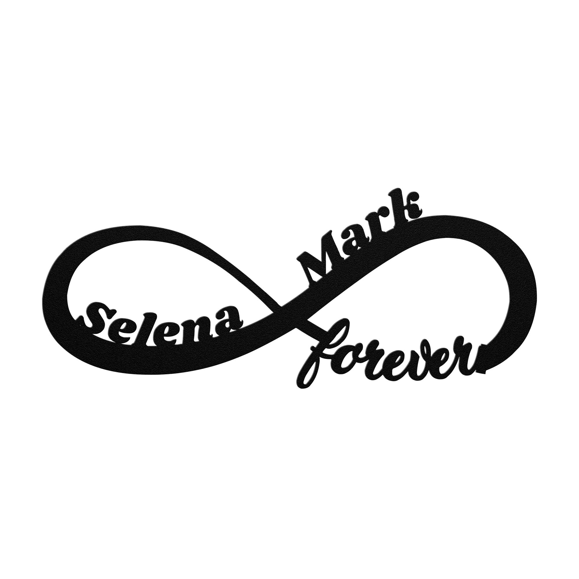 Custom Infinity Metal Sign, Personalized Wedding Gift – My Store