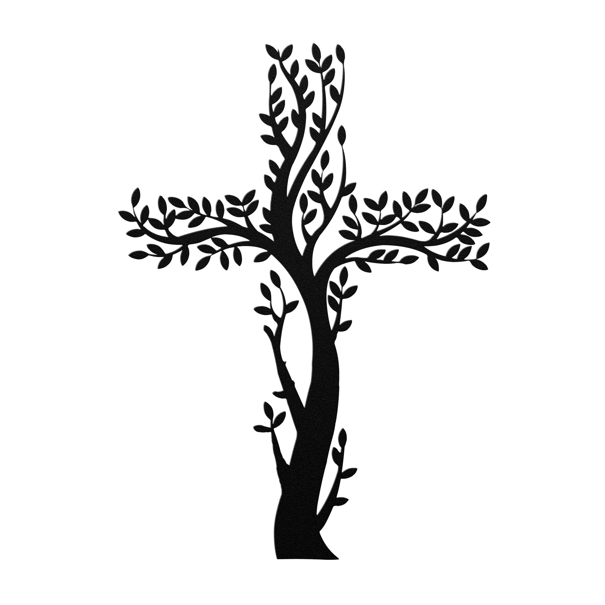 Living Cross Metal Wall Art, Tree Of Life Cross, Wall Decor, New Home ...
